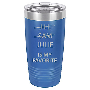 Customizable My Favorite Child Funny Tumbler with Name, Custom Mom & Dad Gifts, Father's Day Gifts from Son Daughter, Mother's Day Gifts, Birthday Gifts for Dad Mom, Christmas Funny Gifts