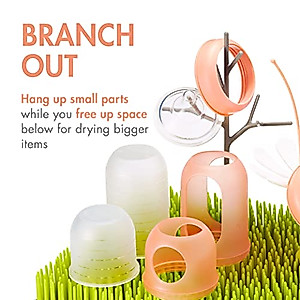Boon Lawn Countertop Baby Bottle Drying Rack - Includes Twig and Stem Accessories Bundle - Multicolored - Baby Essentials - 3 Count