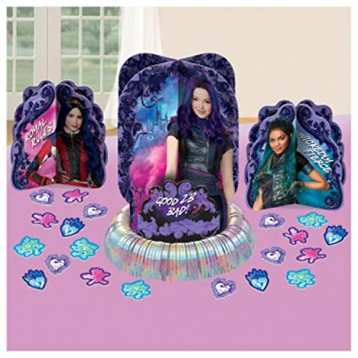 Table Decorating Kit (23 Pc Set) - High-Quality & Sturdy, Perfect Party Essential For Themed Parties & Events, Disney Descendants 3