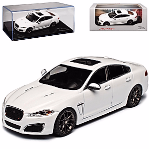 Jaguar XFR Saloon Polaris White 1:43 Scale Premium Model Replica Car