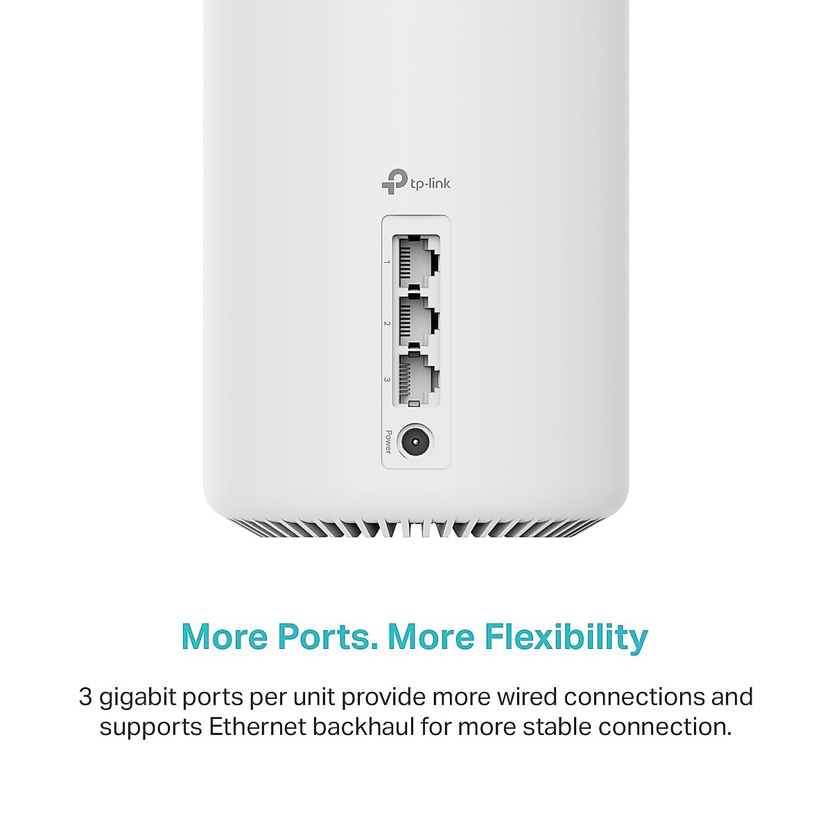 TP-Link Deco AXE5400 Tri-Band WiFi 6E Mesh System - Wi-Fi up to 7200 Sq.Ft, Engadget Rated Best Mesh For Most People, Replaces WiFi Router and Extender, AI-Driven Mesh New 6GHz Band, 3-Pack(Deco XE75)