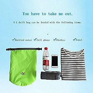 5L/10L/20L/40L/70 Floating Waterproof Dry Bag,Lightweight Waterproof Bag Perfect Drybag Sack for Beach, Fishing, Kayaking, Boating, Hiking, Camping (Orange,70L)