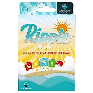 Ripple Card Game - Match, Stack, and Collect Combos on your Beach. Easy to Learn and Fun for Kids, Teens, & Adults.