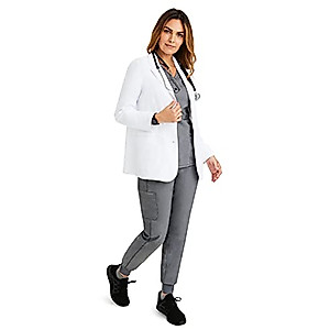 Healing Hands White Lab Coat 5 Pocket 5160 Flo Full Sleeve Women's Consult Lab Coat The White Coat Minimalist Collection White XS