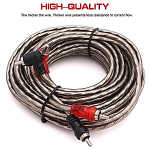Jeemiter 4 Gauge Car Amp Wiring Kit Jeemiter Car Amplifier Install subwoofer Wire Wiring Kits Helps You Make Connections and Brings Power to Your Radio, Subwoofers and Speakers Amp Power Wire