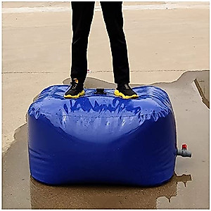 WANLIAN Water Storage Bladder,Large Capacity Water Storage Container,Bag Portable Water Reservoir,Portable Emergency Water Storage Tank,to Fight Firesand Agricultural Material Transport(142gal)