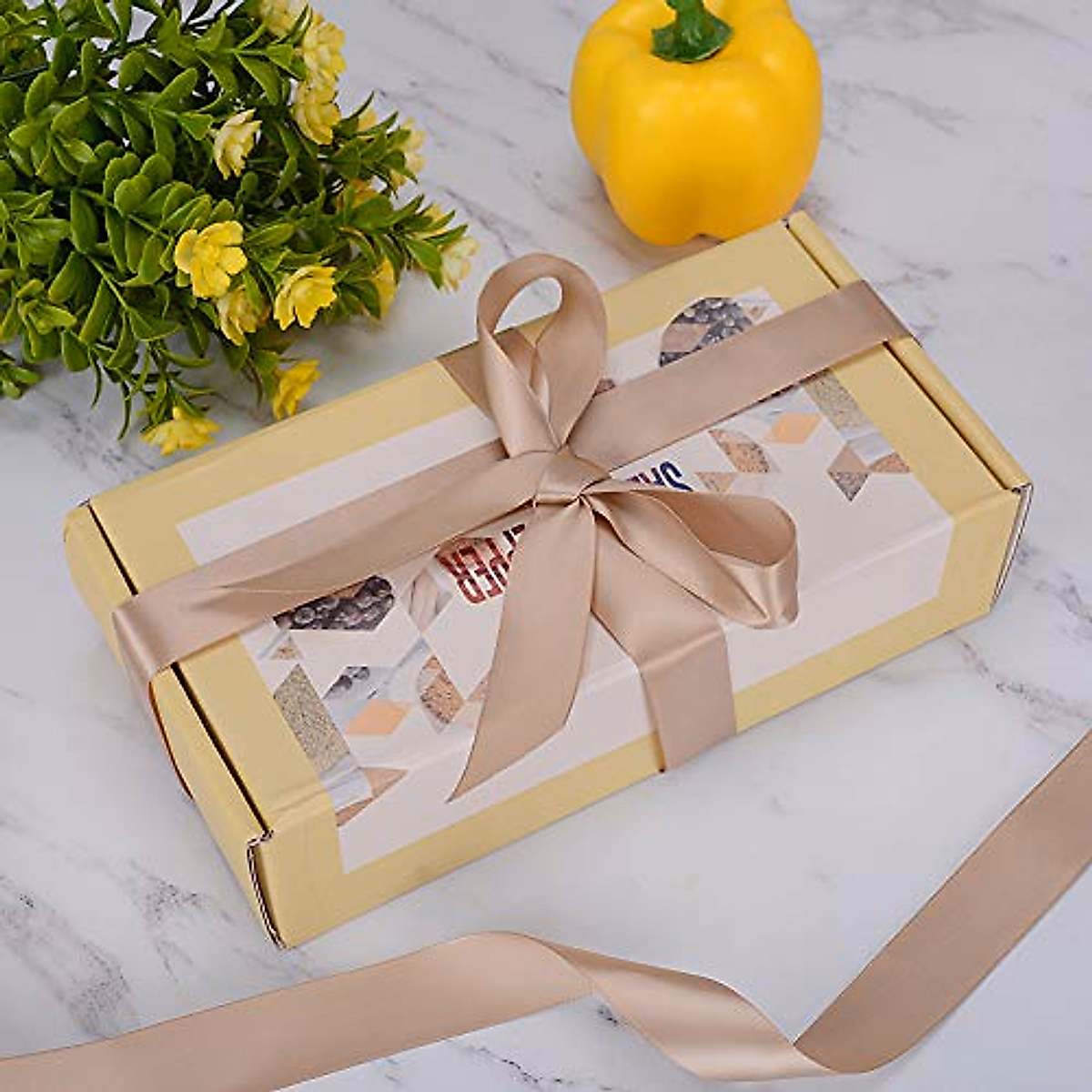 XQXQ Premium Acrylic Salt and Pepper Grinder Set, Manual Salt and Pepper Mills- Wooden Shakers with Adjustable Ceramic Core-Salt Grinder and Pepper Mill -8 Inches-Pack of 2