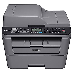 Brother International Compact Laser All in One with Wireless Networking and Duplex Printing, Grey (Refurbished)