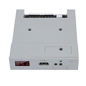 FAT32 Drive Emulator, SFR1M44-U100 3.5inch 1.44MB USB SSD Floppy Drive Emulator Set Including 1 USB Emulator and 3 Screws Handy Use Plug to Operate