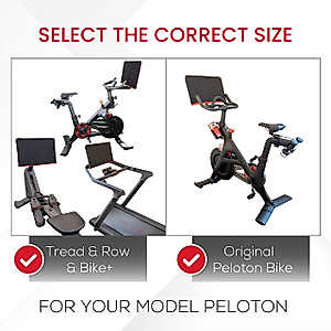 Premium Neoprene Monitor Cover for Peloton Bike Screen - Super Soft Terry - Fits Original or Bike+ and Peloton Tread - Protect from Dust and Damage - Screen Protector (Original Peloton)