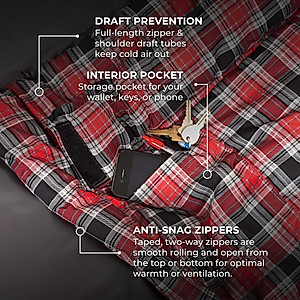 TETON Sports Celsius XXL 0 Degree Sleeping Bag - 0˚F Cold-Weather Sleeping Bag for Adults– Camping Made Easy….and Warm. Compression Sack Included