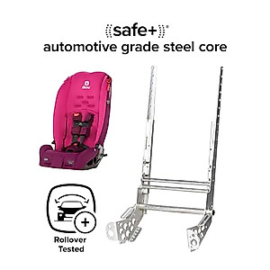 Diono Radian 3R, 3-in-1 Convertible Car Seat, Rear Facing & Forward Facing, 10 Years 1 Car Seat, Slim Fit 3 Across, Pink Blossom