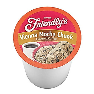 Friendly's Coffee Pods, Assorted Flavored Ice Cream Variety Pack, Compatible with Keurig K Cup Brewers, 40 Count