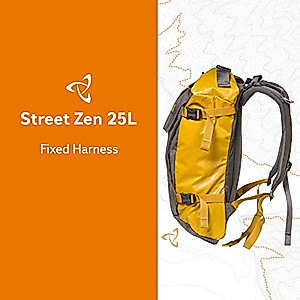 MYSTERY RANCH Street Zen Travel Pack - Hiking Backpack, Lemon/Gravel, 25L