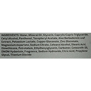 Lubriderm Men's 3-In-1 Lotion Enriched with Soothing Aloe for Body and Face, Non-Greasy Post Shave Moisturizer with Light Fragrance, 16 fl. oz