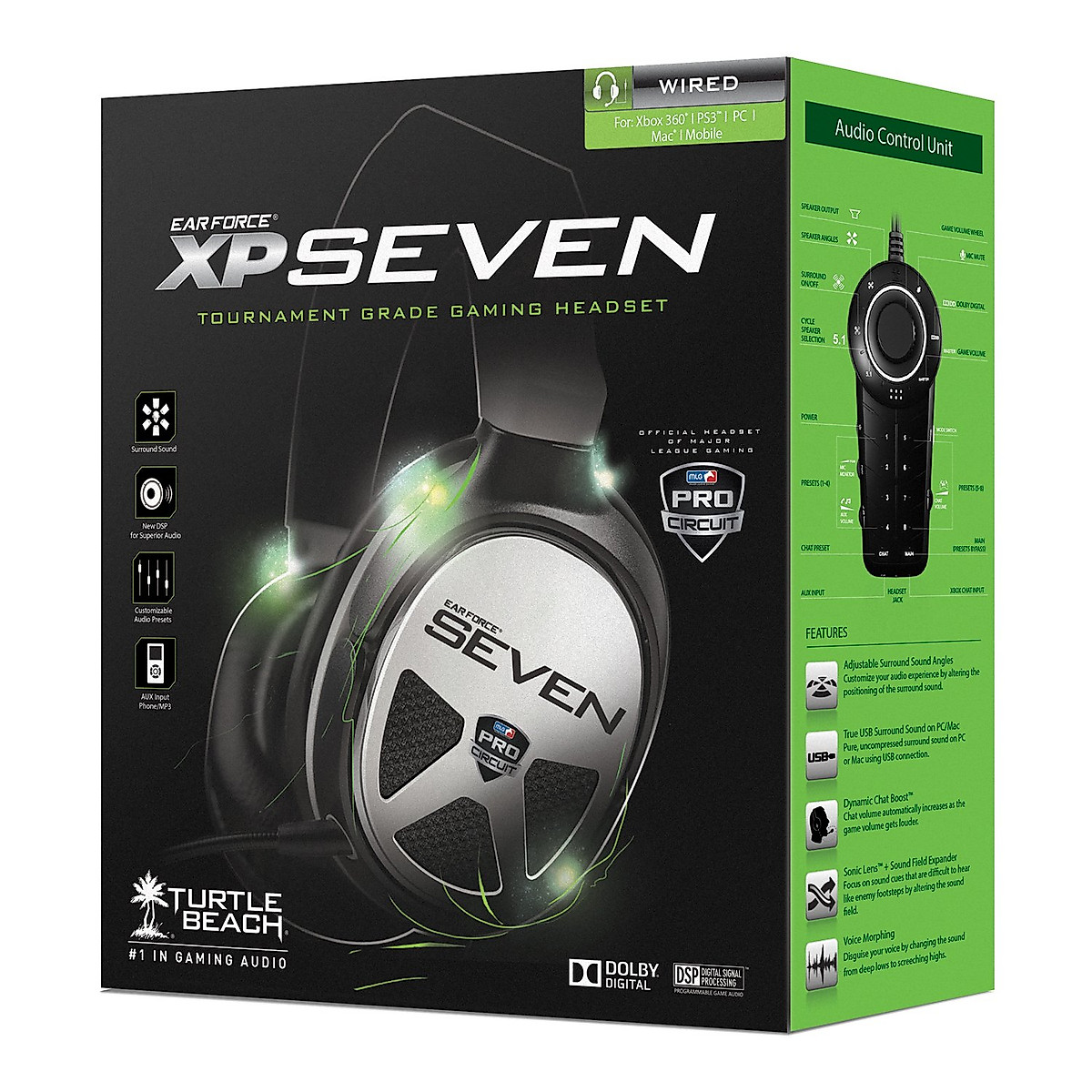 Turtle Beach Ear Force XP SEVEN MLG Pro Circuit Programmable Surround Sound Console Headset