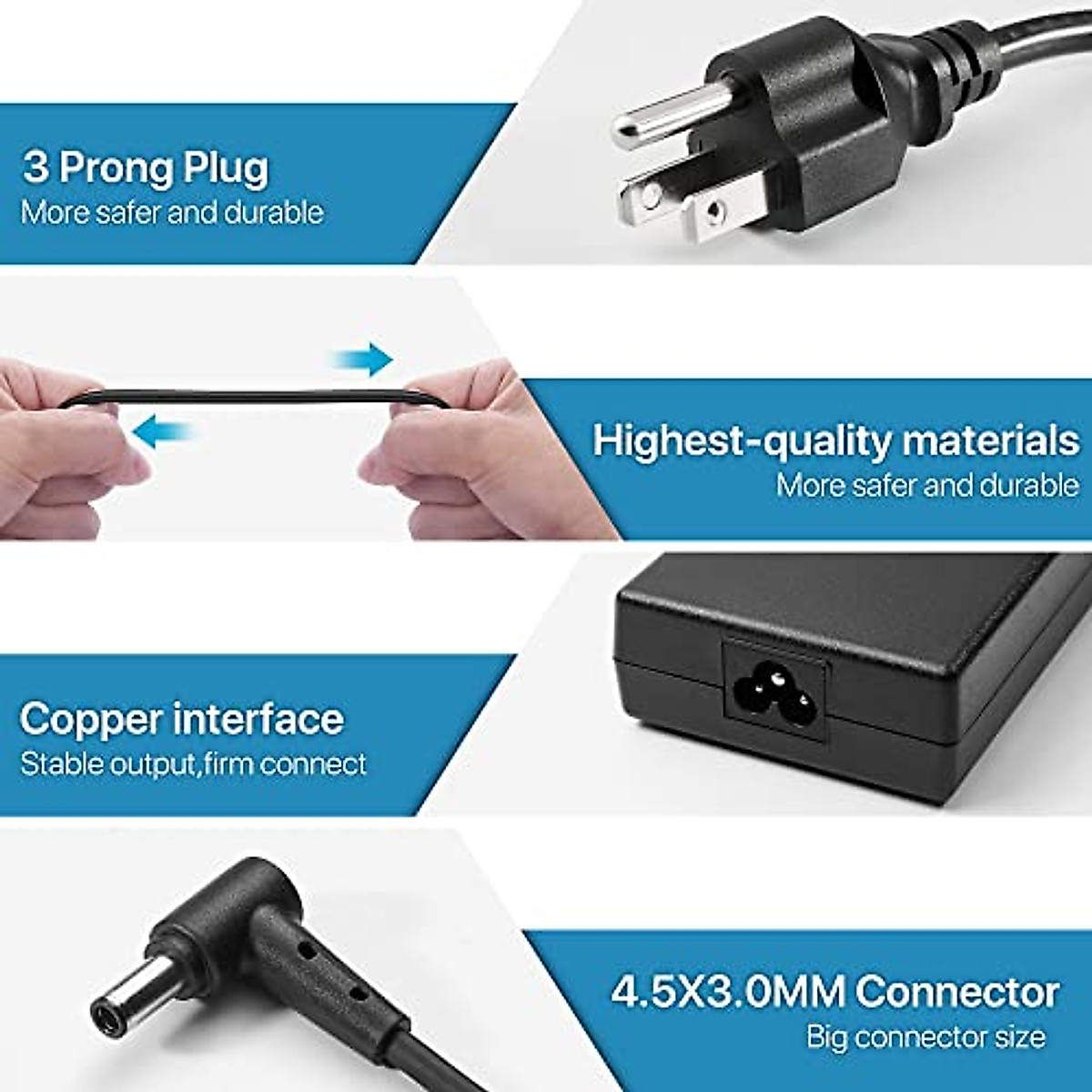 180W Katana Laptop Charger Fit for MSI Katana GF66 GF76 Pulse GL66 GL76 WF66 WF76 Creator M16 Stealth 15M MSI Gaming Laptop a17-180p4b 957-15621P-104 Power Supply Adapter Cord