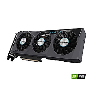 Gigabyte GeForce RTX 3070 Eagle OC 8G (REV2.0) Graphics Card, 3X WINDFORCE Fans, LHR, 8GB 256-bit GDDR6, GV-N3070EAGLE OC-8GD Video Card