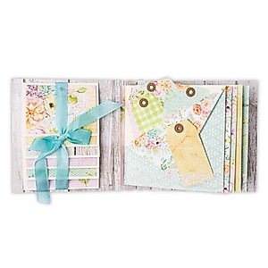 Sizzix Thinlits Die Set 11PK Card Waterfall & Tags by Eileen Hull, 665154, Multicolor