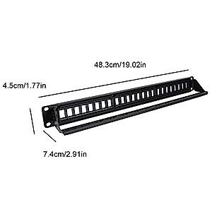 Dioche CAT6 Cable Rack, Mountable Network Cable Rack, International Standards CAT6 Six Types of Cable for Over 5 Types of Network Cable