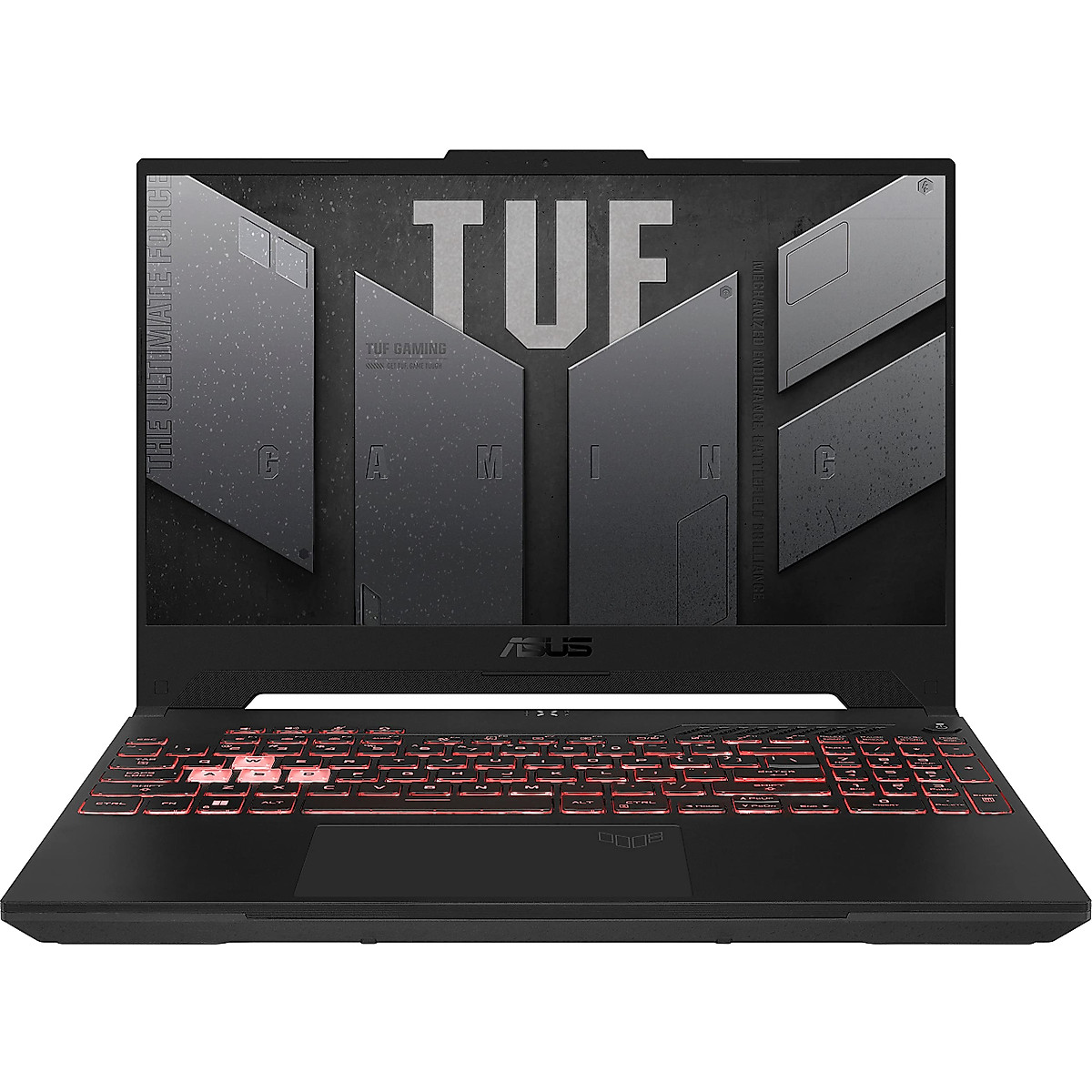 ASUS 2022 Newest TUF A15 Gaming Laptop, 15.6 inch FHD 144Hz Display, AMD Ryzen 7-6800H, GeForce RTX 3050 Ti, 64GB DDR5 RAM, 2TB SSD, RGB Backlit Keyboard, Windows 11 Home, Bundle with Laptop Stand