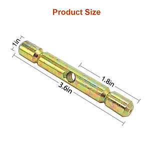 AUTOVIC For Polaris ATV Snow Plow Glacier Pro Shear Pin Replace 2205063-Gold(2pcs)