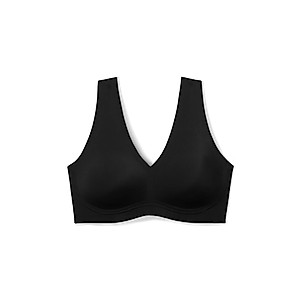 True & Co Body Lift V Neck Bra Black