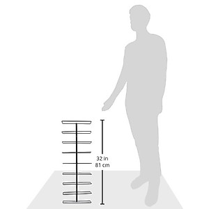 Southern Homewares Nine Bottle Wine Display Simple Storage Wall Rack - Kitchen Organization for Wine or Spirits