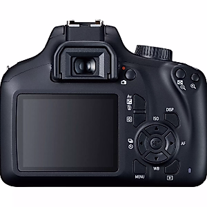 Canon EOS 4000D (Rebel T100) DSLR Camera w/EF-S 18-55mm F/3.5-5.6 Zoom Lens + 55-250mm f/4-5.6 is STM Lens + 420-800mm Super Telephoto Lens + 64GB Memory Cards, Professional Photo Bundle (Renewed)