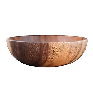 JJ Imperium Large Salad Bowl – 11" x 3.15" – Acacia Wood