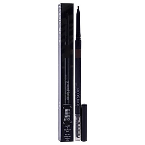 Brow Tech Matte Dual-Ended Eye Brow Pencil, Longwearing Formula, Brunette