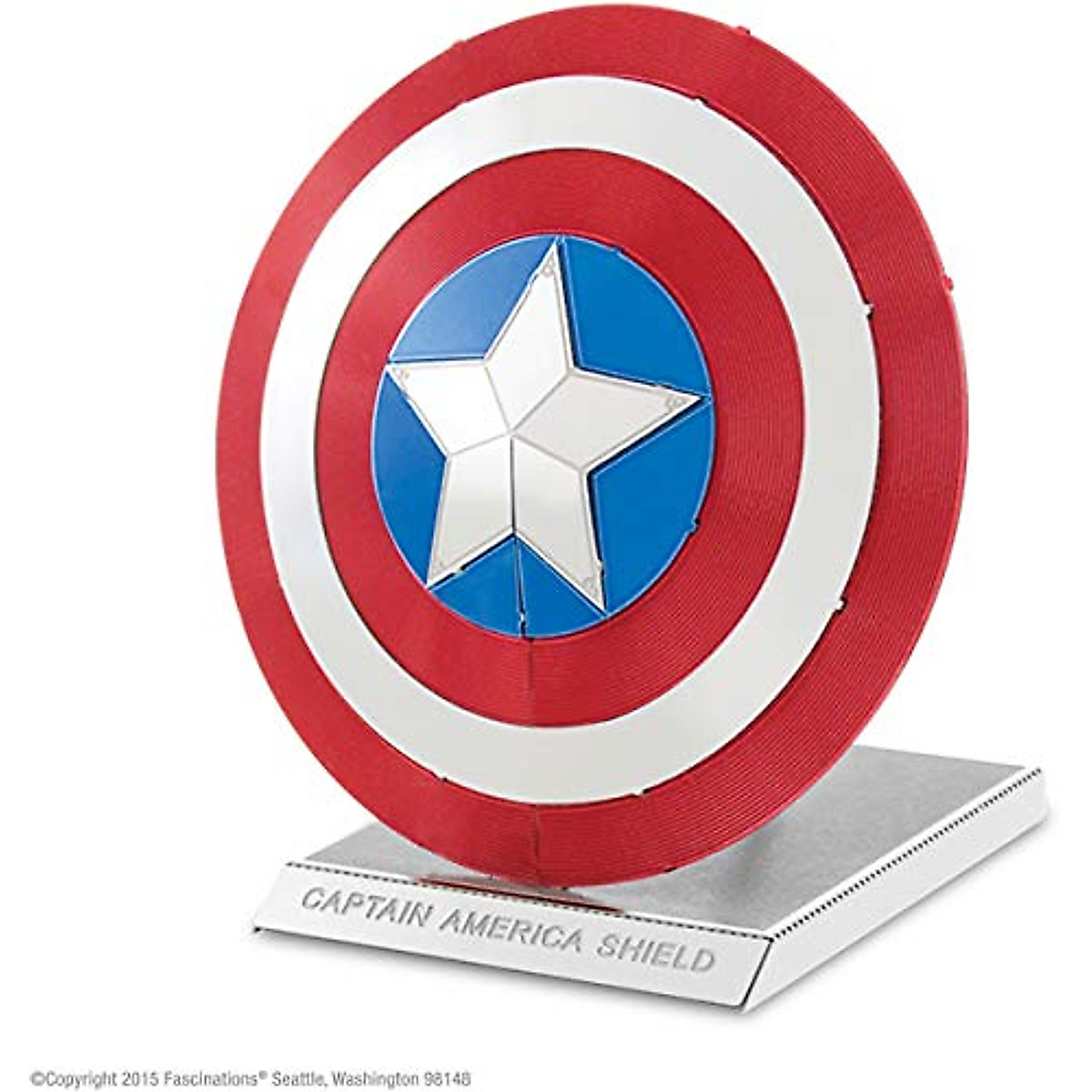 Fascinations Metal Earth Marvel Captain America's Shield 3D Metal Model Kit
