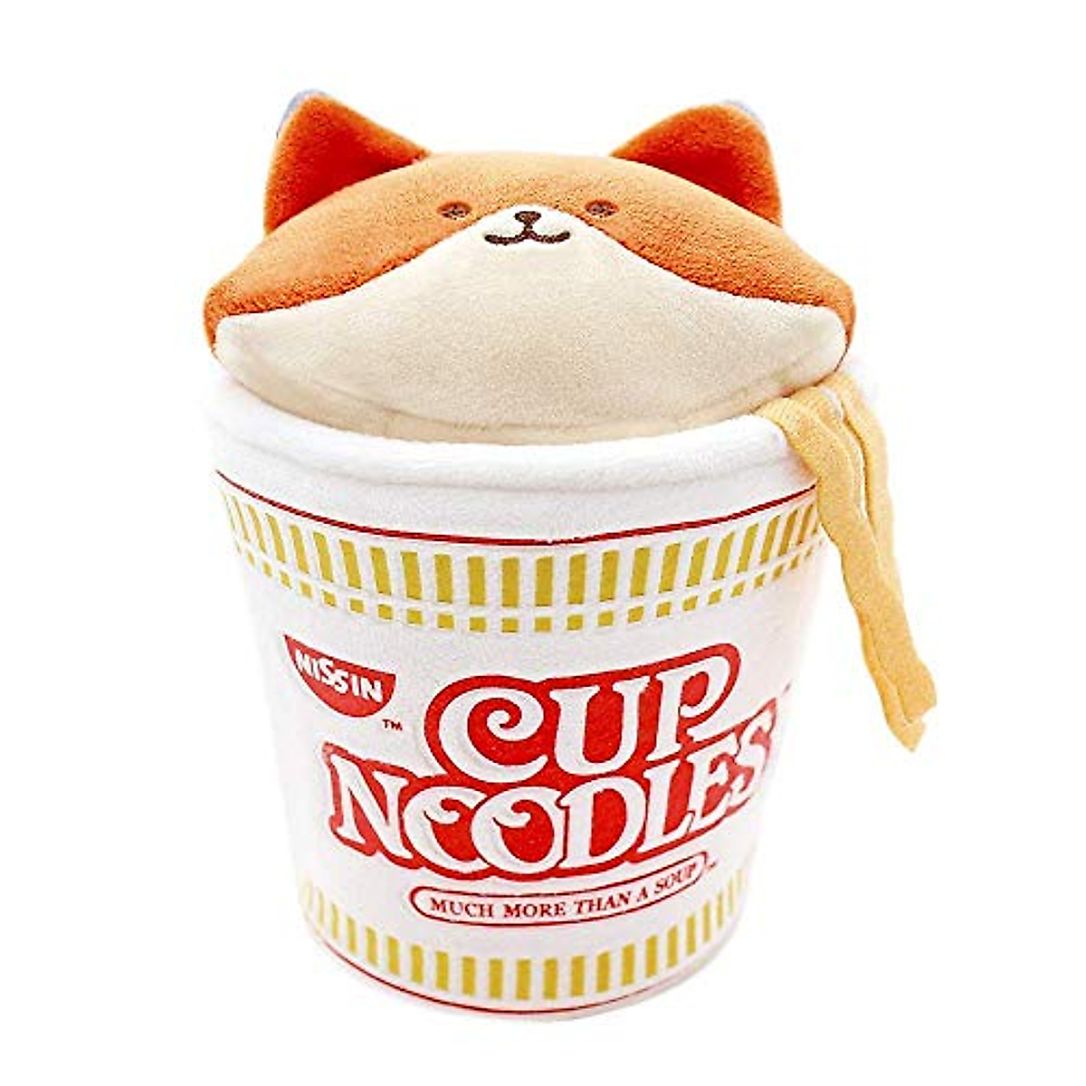 Anirollz x Nissin Cupnoodle Foxiroll 6" Blanket Plush Soft Squishy Stuffed Animal Fox