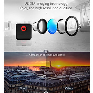 Generic Smart Mini Cube Projector DLP Portable LED Projector M5