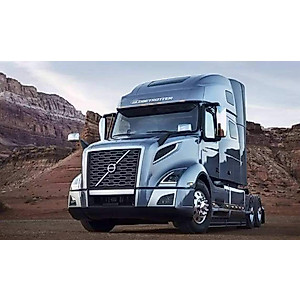 cciyu Truck Hood Mirror Main Mirror Glass Towing Power Heated Mirror Wide Angle Mirror Driver Left Side Mirror Fits for 2008-2019 for Volvo VNL 670 780 2008-2013 VNM 630 300 with Power Heated