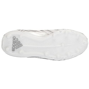 adidas Freak Spark 23 Football Shoe, White/White/Gold, 2 US Unisex Little Kid