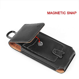Smartphone Belt Holster Bag for iPhone 16 Pro, 16 Plus, 15 Plus, 16, 15 Pro Max, 15, 14 Pro, 14 Plus, 14 Pro Max, 13 Pro Max