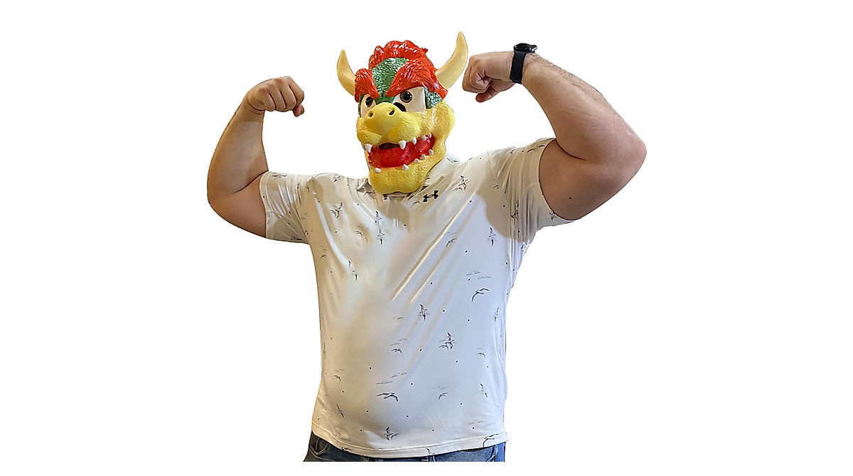 CrosCentury Halloween Koopa Latex Mask - Funny Monster Cosplay