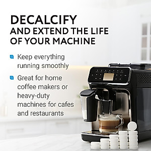 IMPRESA [20 Pack] Espresso Machine Descaler Tablets to Remove Mineral Build Up Descaling Tablets intended for Breville, Jura, Miele, and Other Espresso Makers - Descale Espresso Cleaning Tablets