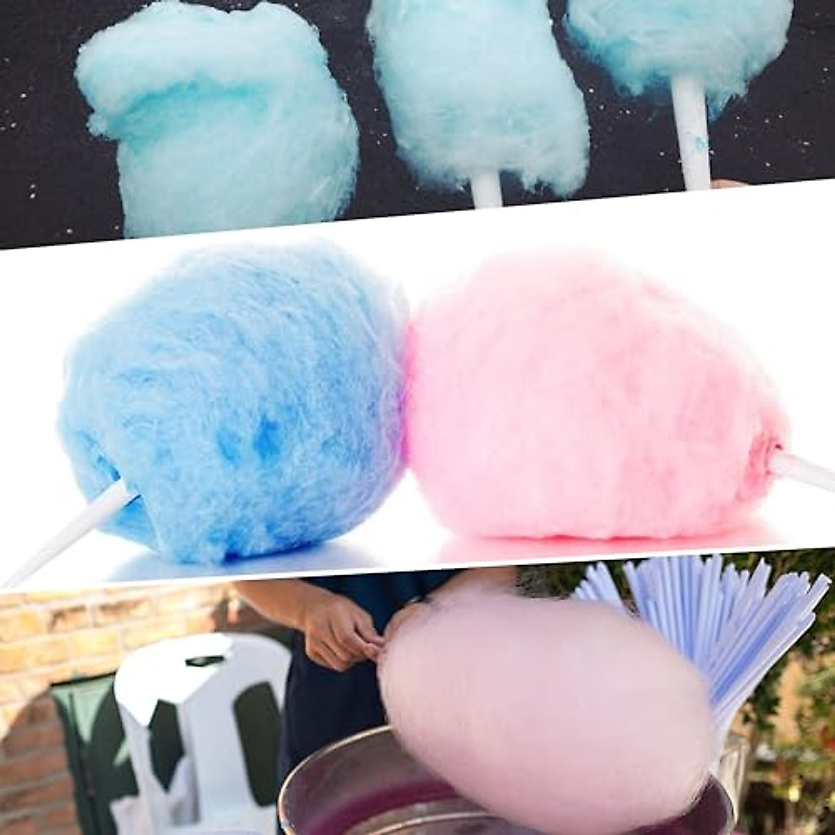 Plain Cotton Candy Cones - Package of 500ct