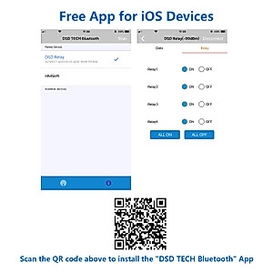 DSD TECH SH-BT01E Bluetooth Relay for iPhone and Android