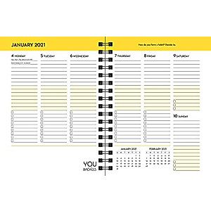 You Are a Badass 17-Month 2020-2021 Monthly/Weekly Planning Calendar: Deluxe Organizer (August 2020-December 2021)