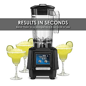 Waring Commercial TBB175 Variable Speed Control Countertop Blender, 9.13 x 11.5 x 15.75 inches, Black