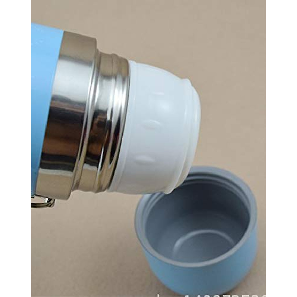 Thermoses for hot food mug an vacuum coffee bottle cold hot water insulated flask。Thermoses for hot drinks stainless steel thermo tea container (500 ml, Cat Pink)