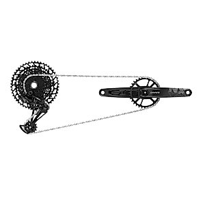 SRAM NX Eagle Groupset: 170mm 32 Tooth DUB Boost Crank, Rear Derailleur, 11-50 12-Speed Cassette, Trigger Shifter, and Chain