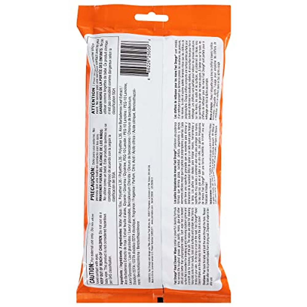 Permatex 25050 Fast Orange Hand Cleaner Wipe - 25 Count