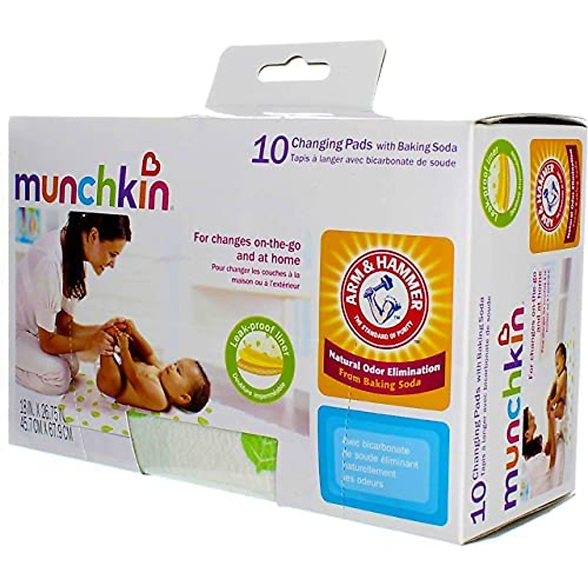 Munchkin Disposable Changing Pads 18" X 26.75" -10 Each (Pack of 3) [Health and Beauty]