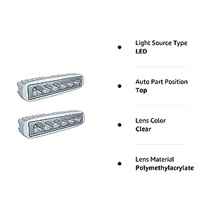 Handxen Boat Deck Light - LED 18W 1600 Lumen Spreader - Long Lasting - Flood Marine-Grade T-Top Boat Deck Lights - Extremely Bright - Durable Quality - Ideal for Marine Boats Cars Trucks (2 Pack)