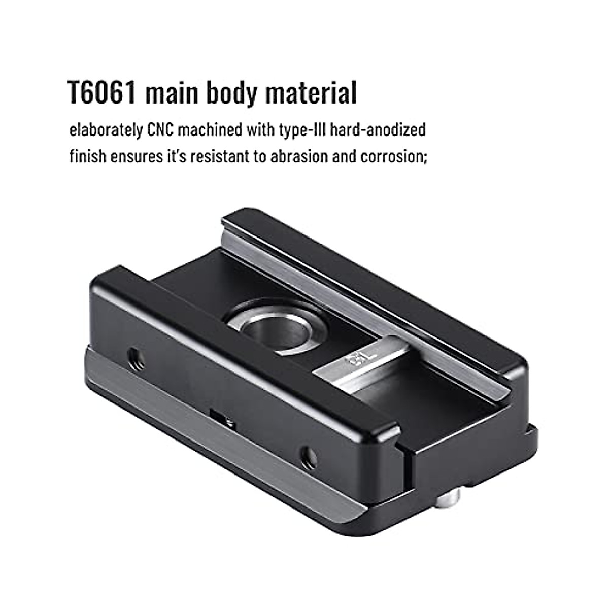 SUNWAYFOTO NP-60 Picatinny NATO Arca-Swiss Tripod Dovetail Adapter Mount Arca Compatible