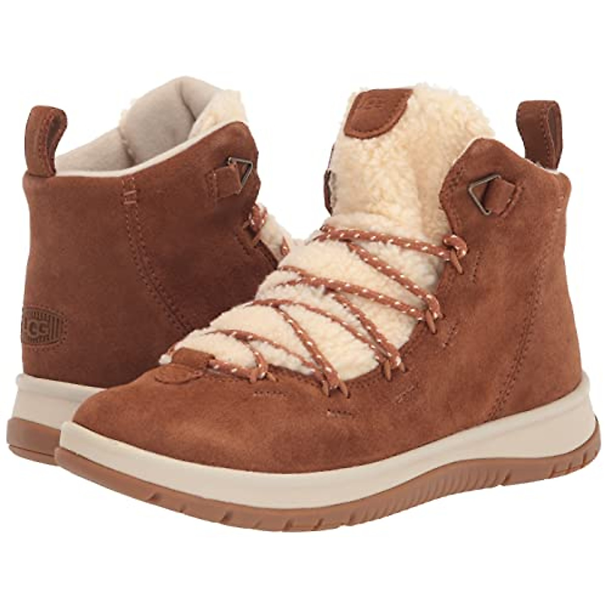UGG Women's LAKESIDER Heritage MID Ankle Boot, Chestnut Suede, 8.5